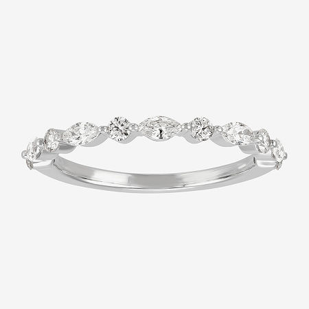 Click here for (H-I / Si1-Si2) Womens 1/2 CT. T.W. Lab Grown Whit... prices