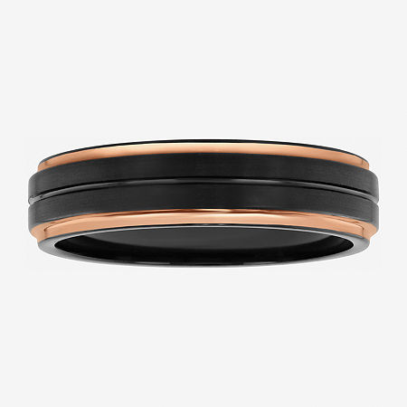 Click here for Mens 6MM Tungsten Wedding Band  8 1/2  Black prices