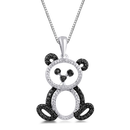 Click here for Panda Womens 1/10 CT. T.W. Natural Black Diamond S... prices