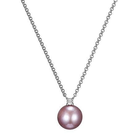 Click here for Womens Diamond Accent Pink Cultured Freshwater Pea... prices