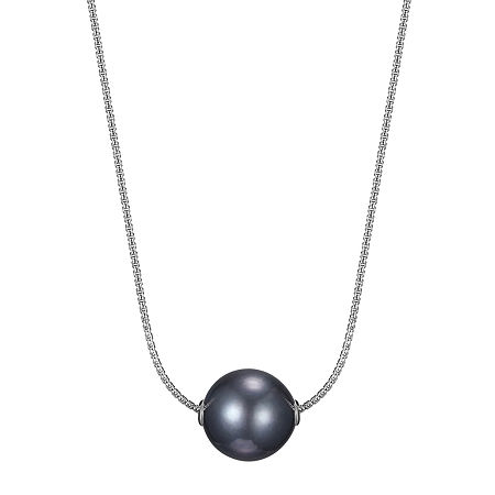 Click here for Womens Dyed Black Cultured Freshwater Pearl Sterli... prices