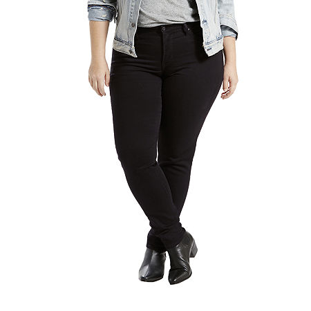 Levis Trendy Plus Size 311 Shaping Skinny Jeans - Bloom Black