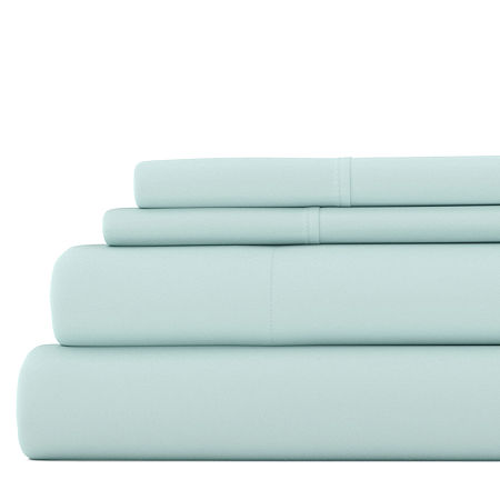 ienjoy Home Style Simplified 4-Pc. Sheet Set  King - Aqua