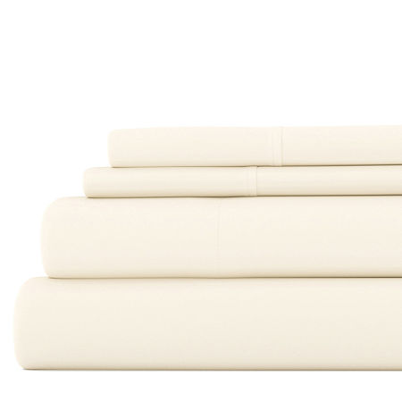 ienjoy Home Style Simplified 4-Pc. Sheet Set  California King - Ivory