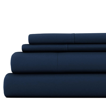 ienjoy Home Style Simplified 4-Pc. Sheet Set  King - Navy