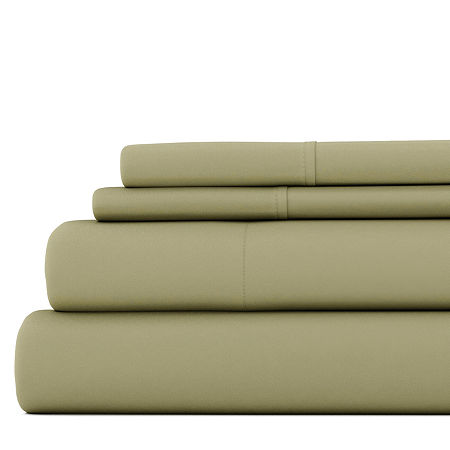 ienjoy Home Style Simplified 4-Pc. Sheet Set  King - Sage