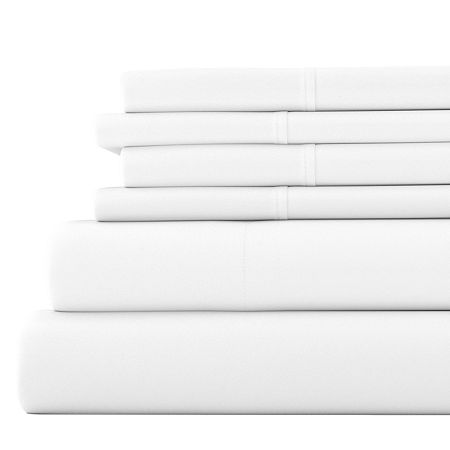 ienjoy Home Solids in Style 4-Pc. Sheet Set  Twin Xl - White