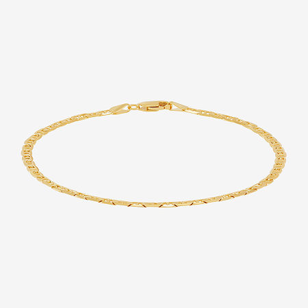 Click here for Unisex Adult 14K Gold 8 1/2 Inch Solid Link Chain... prices