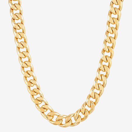 Click here for Mens 14K Gold 22 Inch Curb Chain Necklace  One Siz... prices