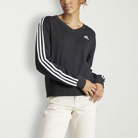 Click here for adidas Womens V Neck Long Sleeve Sweatshirt  X-sma... prices