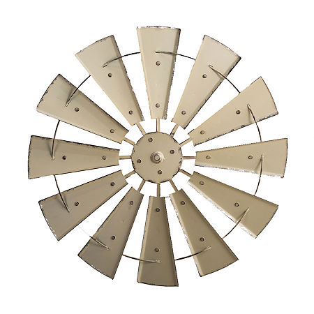 Click here for Glitzhome Vintage Wind Spinner Wall Sign  One Size... prices