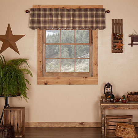 Click here for Dawson Star Rod Pocket Scallop Valance  One Size... prices