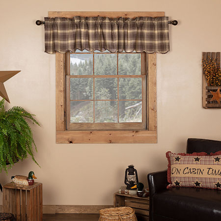 Click here for Vhc Brands Dawson Star Rod Pocket Scallop Valance... prices