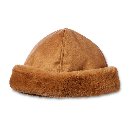 Click here for Isotoner Microsuede W/Fur Mens Beanie  Small-mediu... prices
