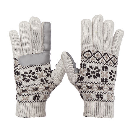 Click here for Isotoner Smartd/Smartouch Fairisle Knit Gloves  On... prices