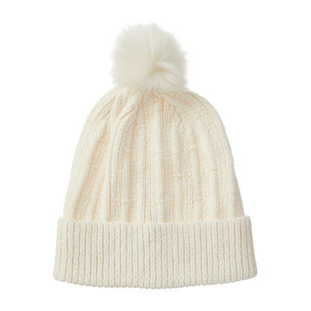 Click here for Isotoner Chenille Cuff Mens Pom Pom Beanie  One Si... prices