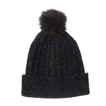 Click here for Isotoner Chenille Cuff Mens Pom Pom Beanie  One Si... prices