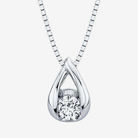 Click here for Womens 1/10 CT. Natural White Diamond 14K White Go... prices