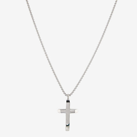 Click here for Mens Stainless Steel Cross 1 Pair Jewelry Set  One... prices