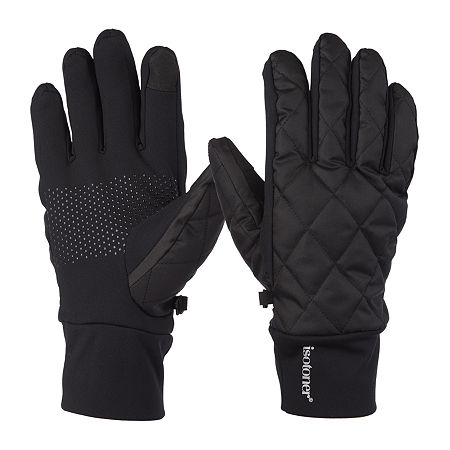 Click here for Isotoner Touch Screen Enabled Gloves  Medium  Blac... prices
