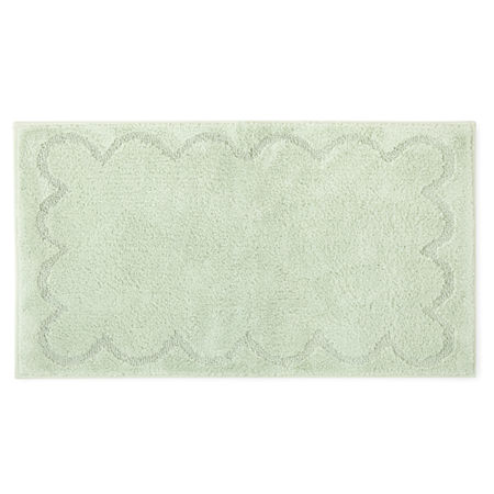 Click here for Martha Stewart Cotton Scalloped Bath Rug  One Size... prices