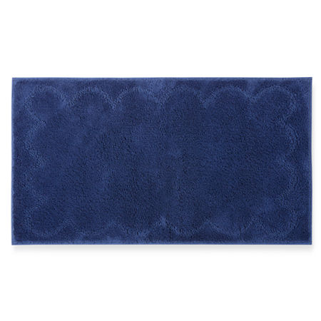 Click here for Martha Stewart Cotton Scalloped Bath Rug  One Size... prices