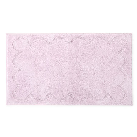 Click here for Martha Stewart Cotton Scalloped Bath Rug  One Size... prices