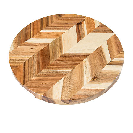 Click here for Lipper International Acacia Herringbone Round Cutt... prices