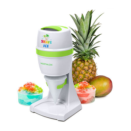 Nostalgia ESHVICE2HSI Electric Shave Ice & Snow Cone Maker - White/green