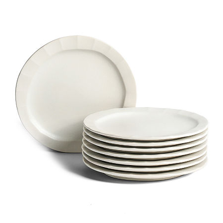 Click here for Stone + Lain Oasis 8-pc. Stoneware Salad Plate  On... prices