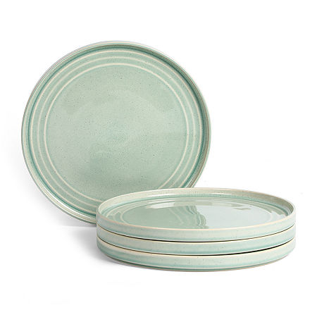 Click here for Stone Lain Claire Dinner Plates  Set of 4 - Green prices