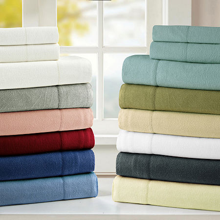 Click here for Pointehaven Cotton Brushed 180 Gsm Solid Deep Pock... prices