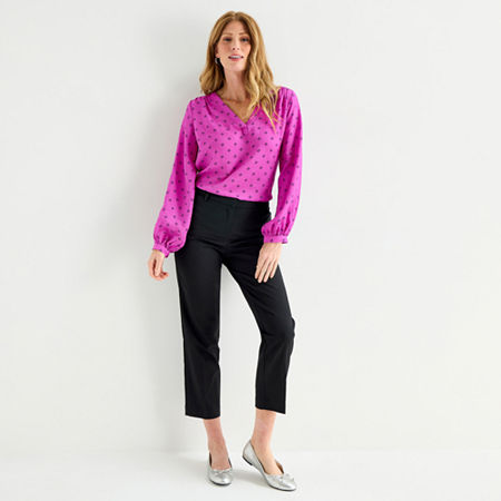 Click here for Liz Claiborne Emma Cotton Sateen Womens Ankle Mid... prices