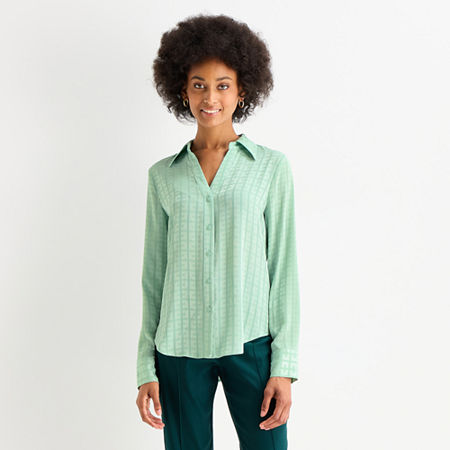 Click here for Worthington Womens Cuffed Long Sleeve Regular Fit... prices