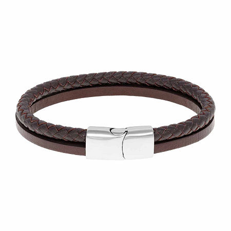 Click here for Mens Stainless Steel Wrap Bracelet  One Size prices