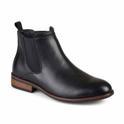 Vance Co Mens Landon Stacked Heel Chelsea Boots - JCPenney