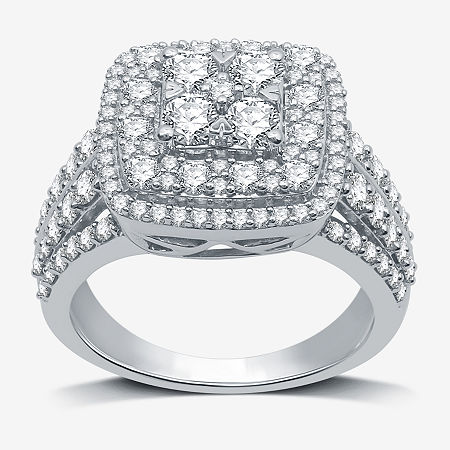 Click here for (H-I / I1) Womens 2 CT. T.W. Lab Grown White Diamo... prices