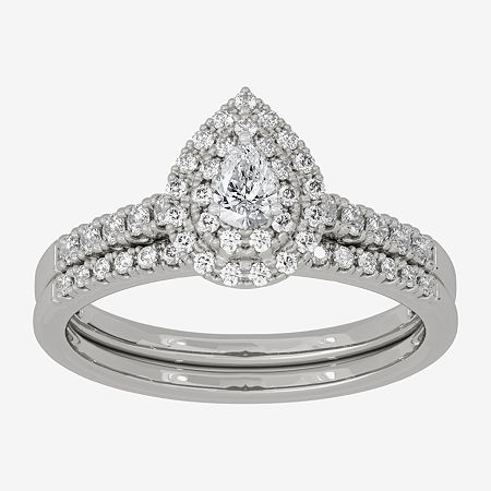Click here for Womens 3/8 CT. T.W. Natural White Diamond 10K Whit... prices
