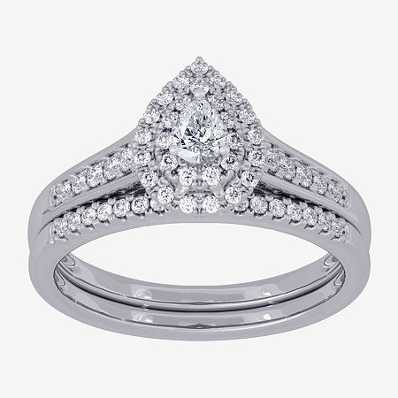 Click here for Womens 3/8 CT. T.W. Natural White Diamond 10K Whit... prices