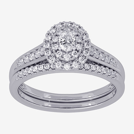 Click here for Womens 3/8 CT. T.W. Natural White Diamond 10K Whit... prices