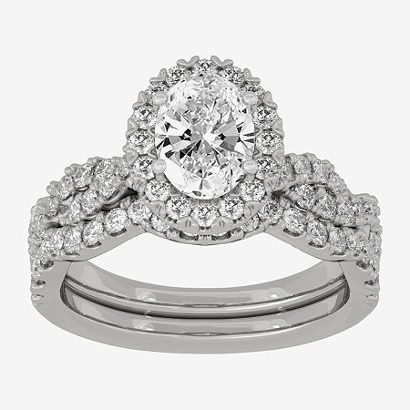 Click here for (H-I / Si1-Si2) Womens 1 7/8 CT. T.W. Lab Grown Wh... prices