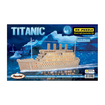 Click here for Puzzled Titanic Natural Wood Puzzle  One Size  Mul... prices