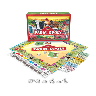 Farm-Opoly Board Game, Color: Multi - JCPenney