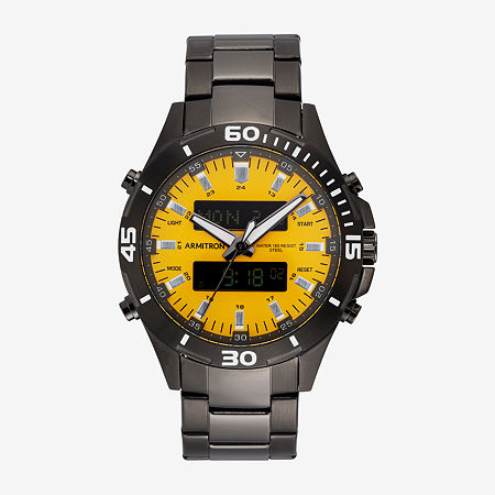 Click here for Armitron Mens Gray Bracelet Watch 20/5347yldg  One... prices