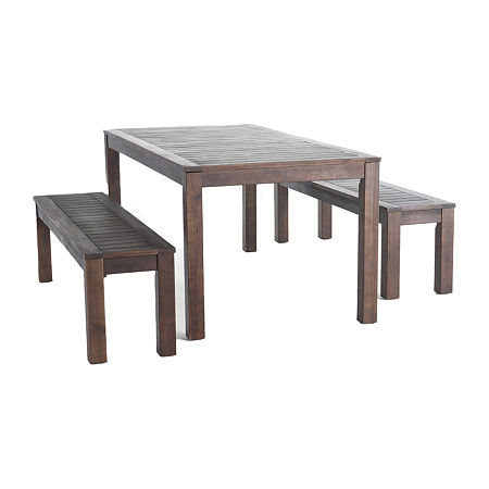 Click here for Manila 3-pc. Rectangular Dining Set  One Size  Bro... prices