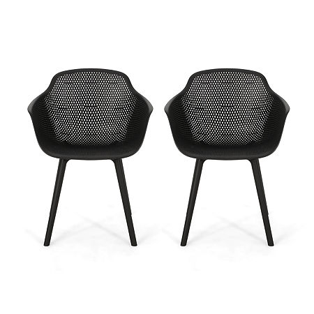 Click here for Lotus 2-pc. Dining Chair  One Size  Black prices