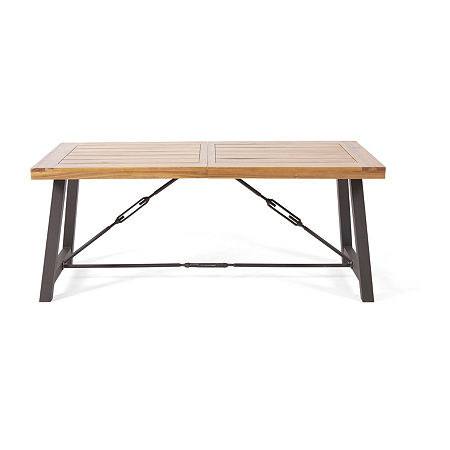 Click here for Catriona Rectangular Dining Table  One Size  Brown prices