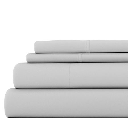 ienjoy Home Style Simplified Set of 2 Pillowcase Pair  Standard - Light Gray