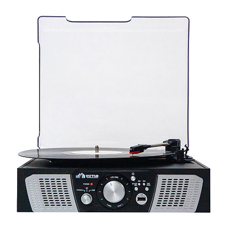 Click here for Victor lakeshore 5-in-1 Turntable  One Size  Black prices