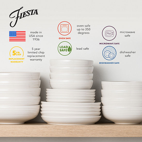 Fiesta Bistro Coupe 12-pc. Dinnerware Set - JCPenney Fiesta Bistro Coupe 12-pc. Dinnerware Set - JCPenney